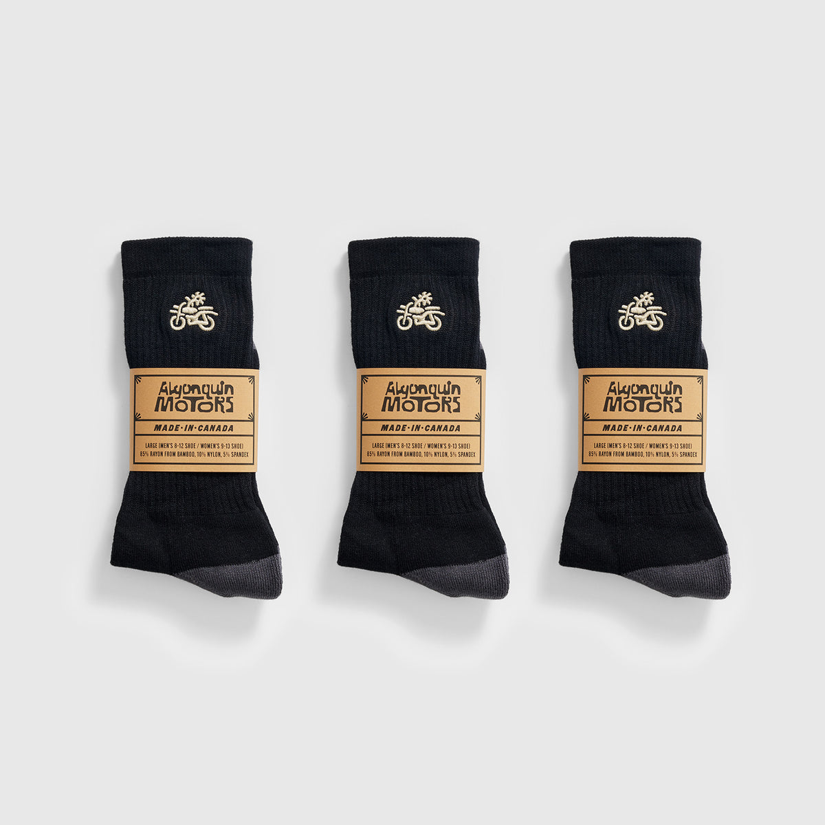 Moto Sock 3 Pack – Algonquin Motors